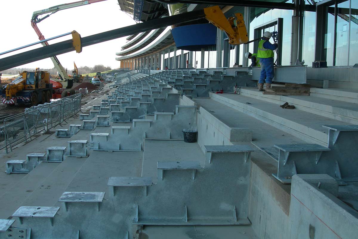 Royal Ascot Grandstand Terrace Re-profiling | SPS Technology