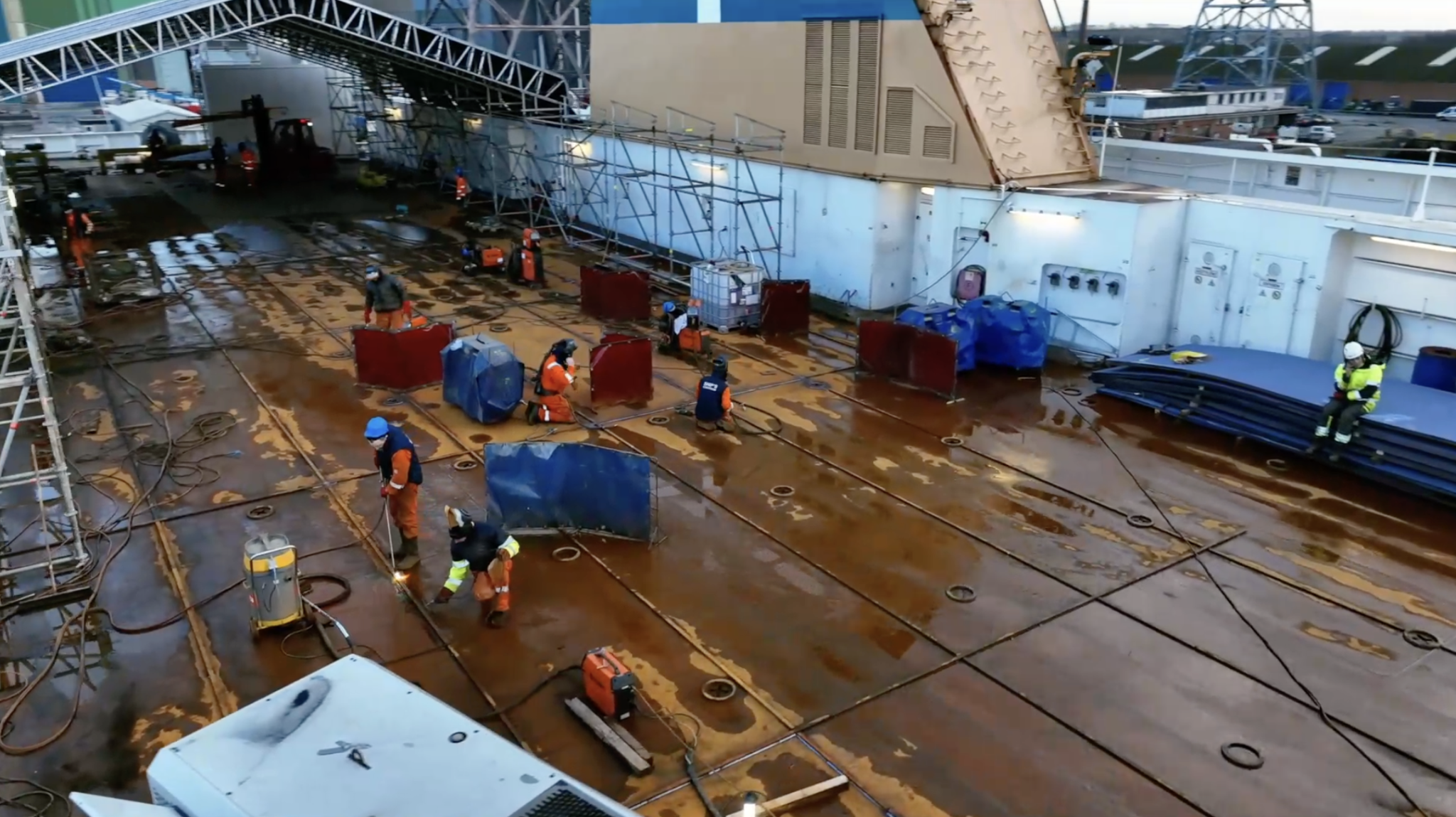 M/V Norsky - RoRo Cargo Deck Reinstatement | SPS Technology